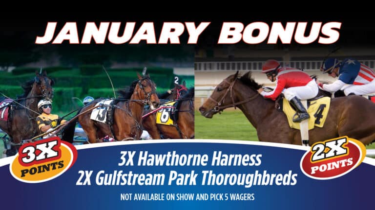3x Rewards January – Hawthorne Race Course